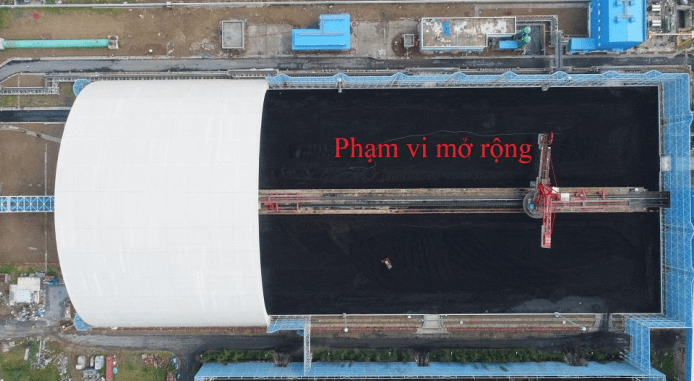 Tính toán kết cấu mái vòm che kho than